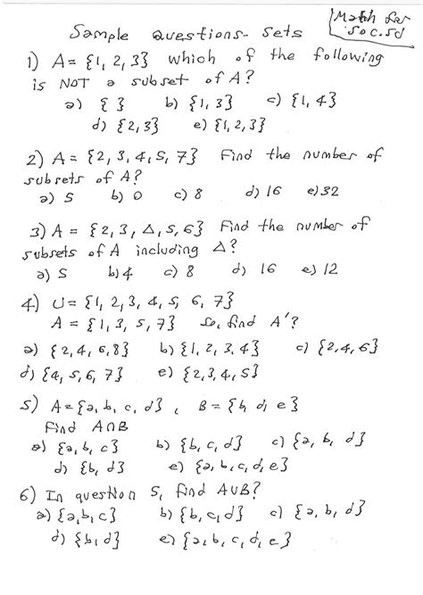 solved sample questions sets tmath ore soc ∫0 1 a {1 2 3}