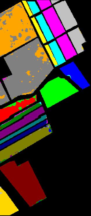 Classification Maps Of The Sv Dataset The First Image A Represents