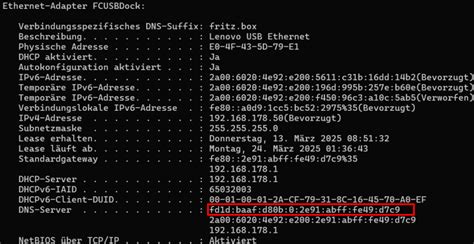 Fritz Box ULA Und IPv6 DNS