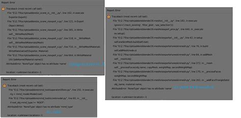 Export Errors Exporting Model To Pmx Multiple Plugins And X Blender Stack Exchange