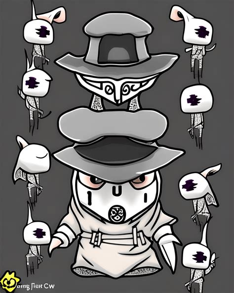Kawaii Chibi Plague Doctor · Creative Fabrica
