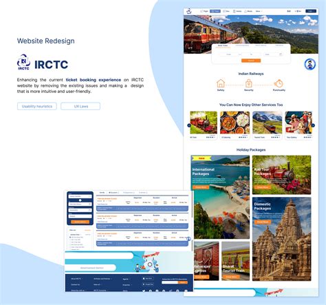 Irctc Website Redesign On Behance
