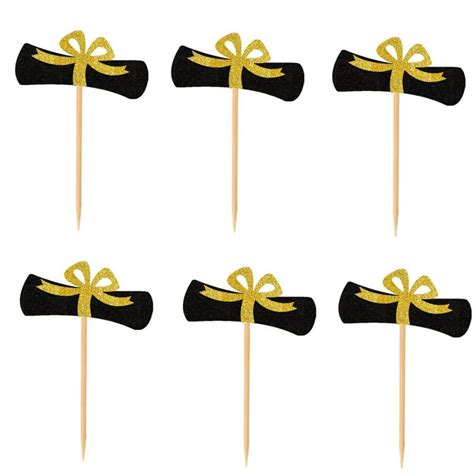 Badu Bg Нови опаковки за кексчета за абитуриентско парти за 2024 г с горна част за торта