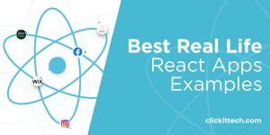 React Apps Examples Top Famous React Applications