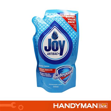 Joy Antibac Expert Dishwashing Liquid Refill 345ml Shopee Philippines