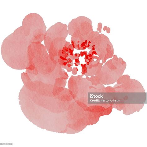 수채화 핑크 꽃입니다 꽃을 테마로 한 수채화 그림 스타일 청첩장 미적 장식 소셜 미디어 게시물 배너 프로모션 광고 등에