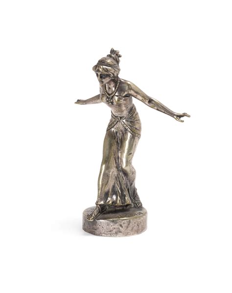 Bonhams Cars A Roman Girl Mascot By Henri Fugre French 1910s