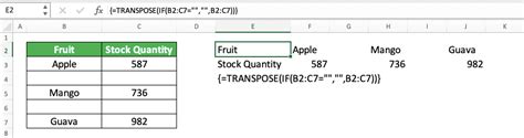 How To Use The Transpose Formula In Excel Functions Examples And