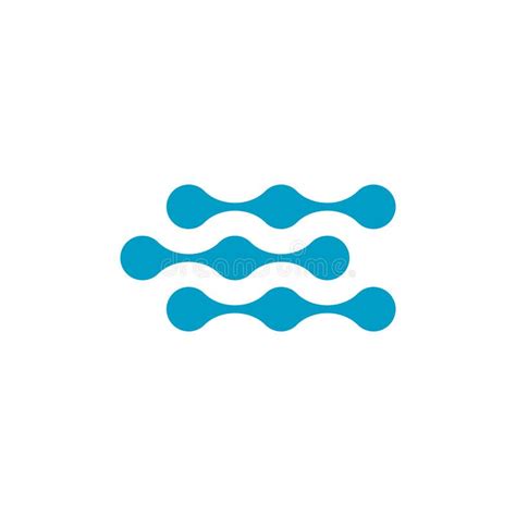 Plantilla De Logo De Cadena Tecnol Gica Molecularor Con Estructura De