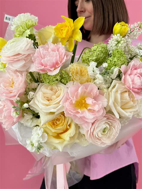 Букет цветов «Весенние лучи авторский