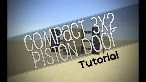 Redstone Door Tutorial Youtube