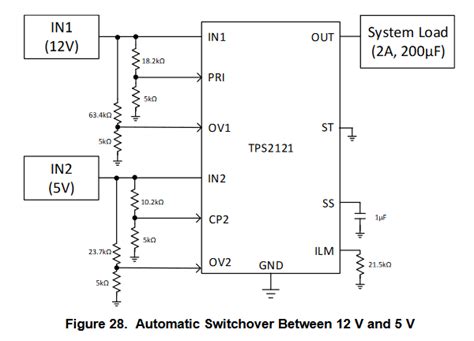 TPS2121 Operation Of Seamless Switch Between Inputs Power Management Forum Power Management