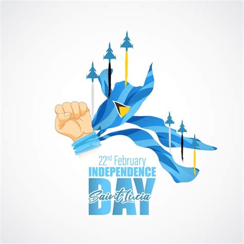 Premium Vector Vector Illustartion For Saint Lucia Independence Day