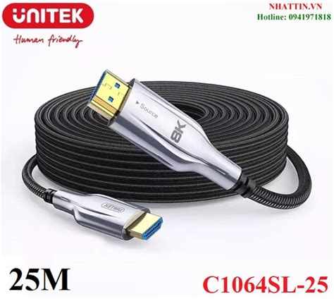 Cáp Hdmi To Hdmi 21 Sợi Quang Dài 25m độ Phân Giải 8k60hz 4k144hz