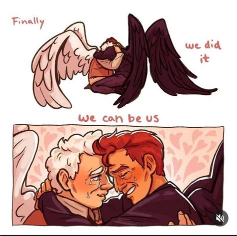 Pin By Lu On Good Omens Good Omens Book Cute Gay Sketch Book