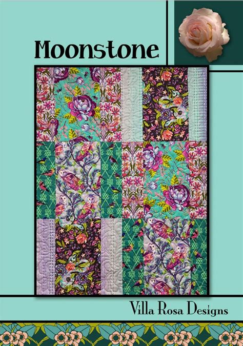 Villa Rosa Designs Moonstone Pattern Fat Quarter Quilt Pattern