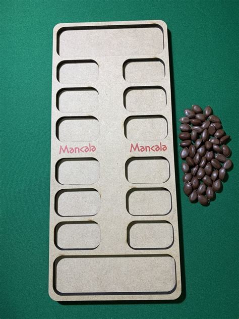 Jogo De Tabuleiro Em MDF Mancala