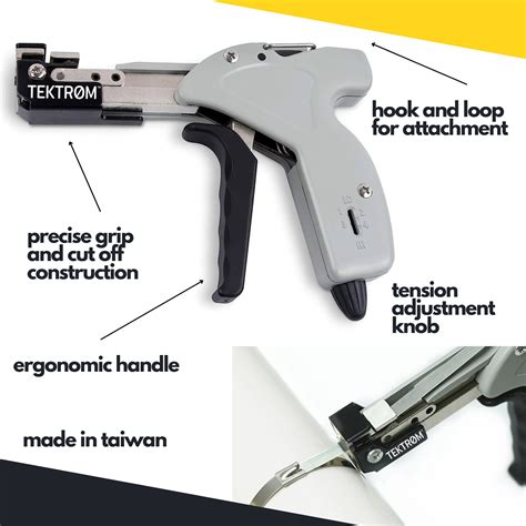Tektrom Ht338 Cable Tie Gun Stainless Steel Up To 79mm Sparky Tools