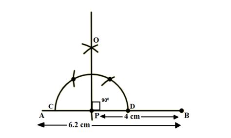 Draw A Line Segment Ab Cm Mark A Point P In Ab Such That Bp