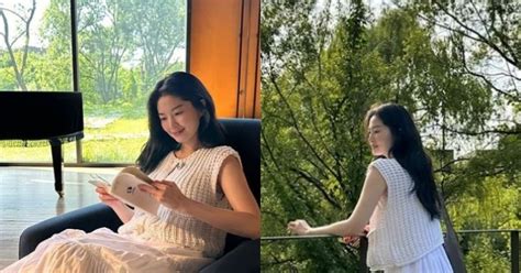 전진♥ 류이서 승무원 시절 회상‥올 화이트 룩 입고 시원한 여름나기