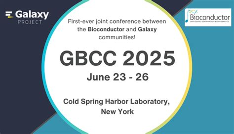 Announcing The First Galaxy And Bioconductor Community Conference Gbcc