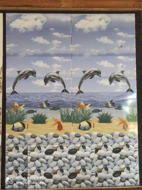 Polished Multicolor Printed Ceramic Wall Tile Living Room At Rs Box In Secunderabad