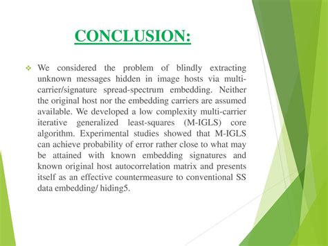 Extracting Spread Spectrum Hidden Data From Digital Media Ppt Download