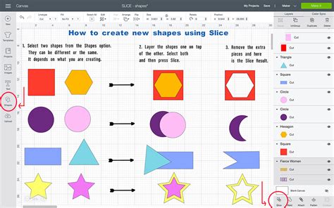 How To Use Slice In Cricut Design Space The Barne Yard