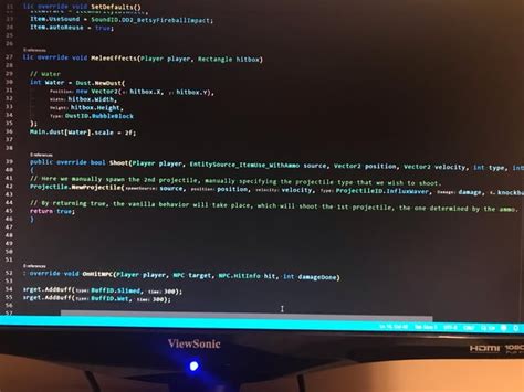 Spawning 2 Projectiles Rterraria
