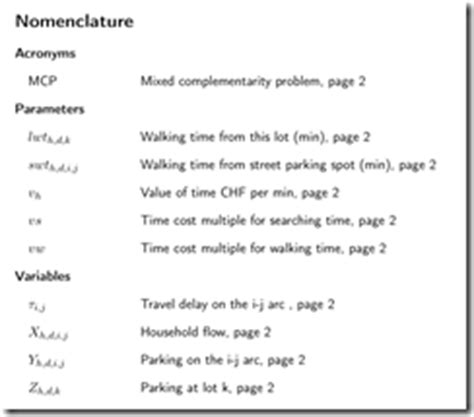 How To Generate Nice Nomenclatures In Latex The Lazy Economist