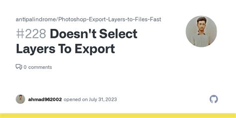 Doesn T Select Layers To Export Issue Antipalindrome Photoshop Export Layers To Files