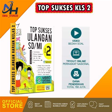 Jual Promo Buku Latihan Soal Ulangan Harian Kelas 2 SD MI Top Sukses