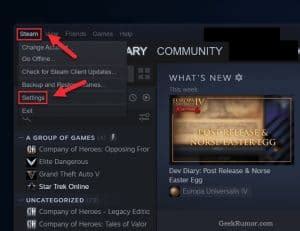 How To Enable The FPS Counter In Steam