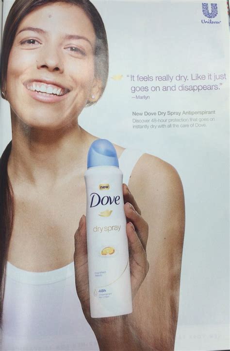 Advertisement 6 Dove Dry Spray Deodorant