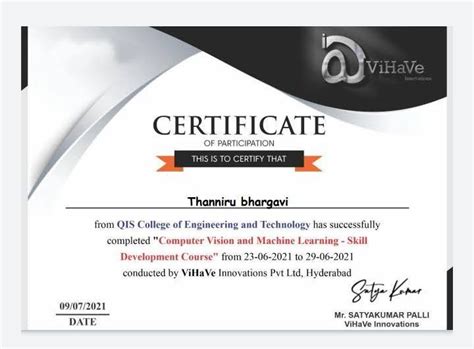 Bhargavi Thanniru On Linkedin Successfully Completed The Computer
