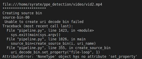 Deepstream 62 Python File Loop Show Error Deepstream Sdk Nvidia