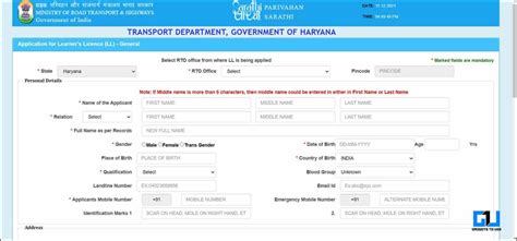 Simple Steps To Apply Online For Driving Licence Dl In India