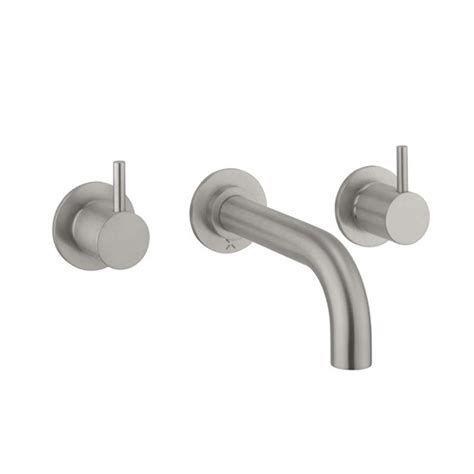 Crosswater Mpro 3 Hole Wall Mounted Bath Mixer Deluxe Bathrooms