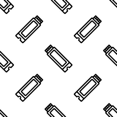 Cartoon Doodle Solid State Drive Seamless Pattern 52984341 Vector Art