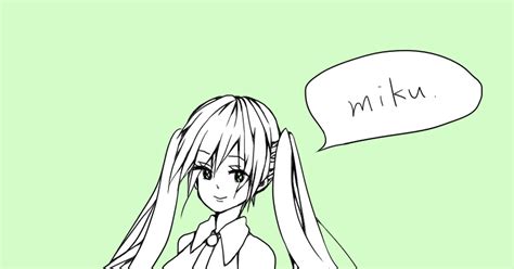 Vocaloid 初ミク ゆお。（元 まむこのイラスト Pixiv