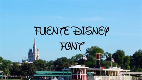 Fuente Disney Font Free Download