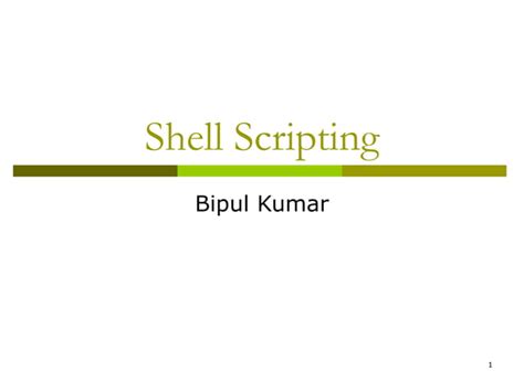 2 Introductiontoshellscripting Ppt