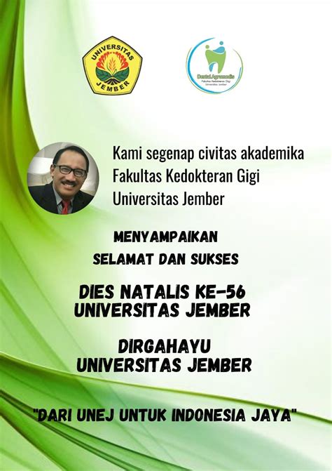 Dies Natalis Ke 56 Universitas Jember Fakultas Kedokteran Gigi