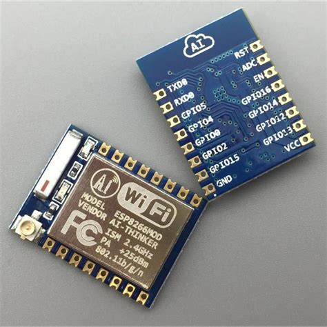Jual Esp8266 Serial Wifi Model Esp 07 With Antenna Jack With Ceramic