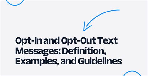 Opt In Opt Out Sign