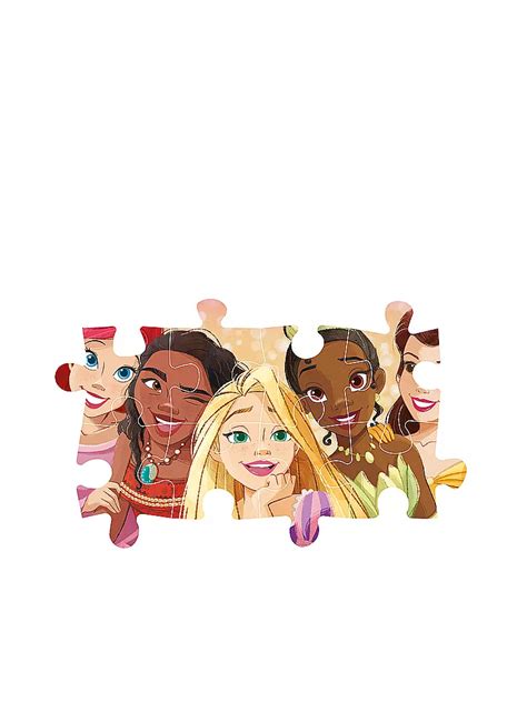 CLEMENTONI Puzzle Maxi Supercolor Disney Princess 24 Teile Keine Farbe