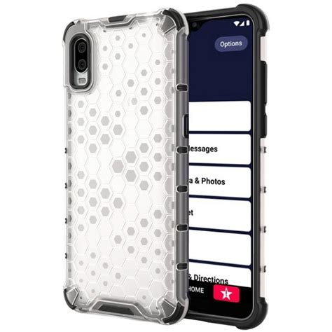 Case For Jitterbug Smart3 Phone Nakedcellphone [honeycomb Hybrid