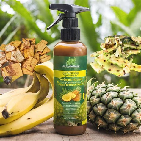 Make Organic Liquid Fertilizer From Pineapple And Banana Peels