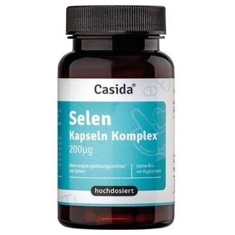 Selenium Capsules Complex 200 µg Highly Dosed Selenium Benefits