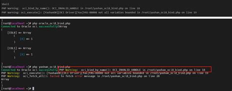 YashanDB知识库PHP使用OCI接口使用数据库绑定参数功能异常 个人文章 SegmentFault 思否